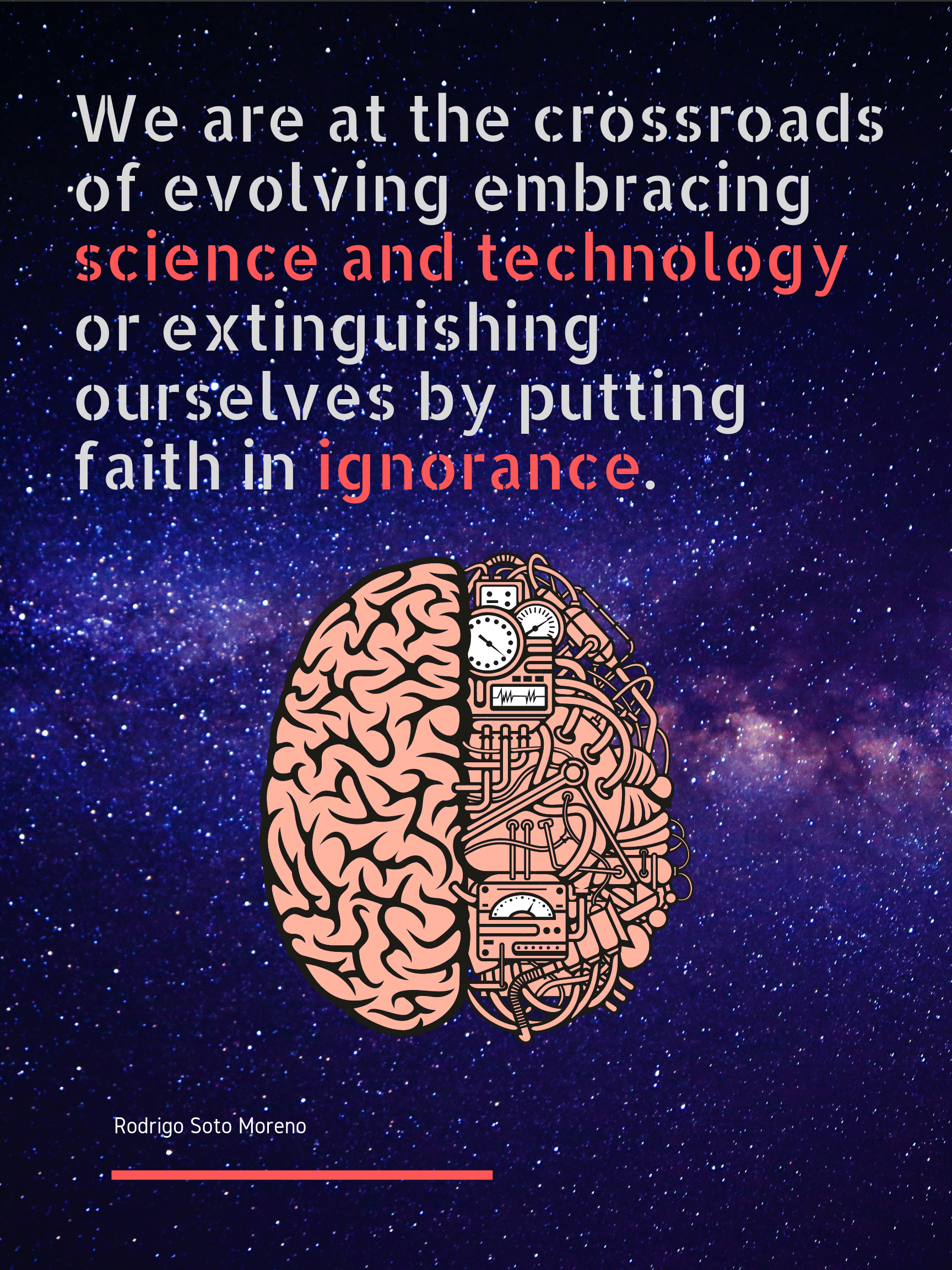 Embrace science and technology - Economía de las ideas